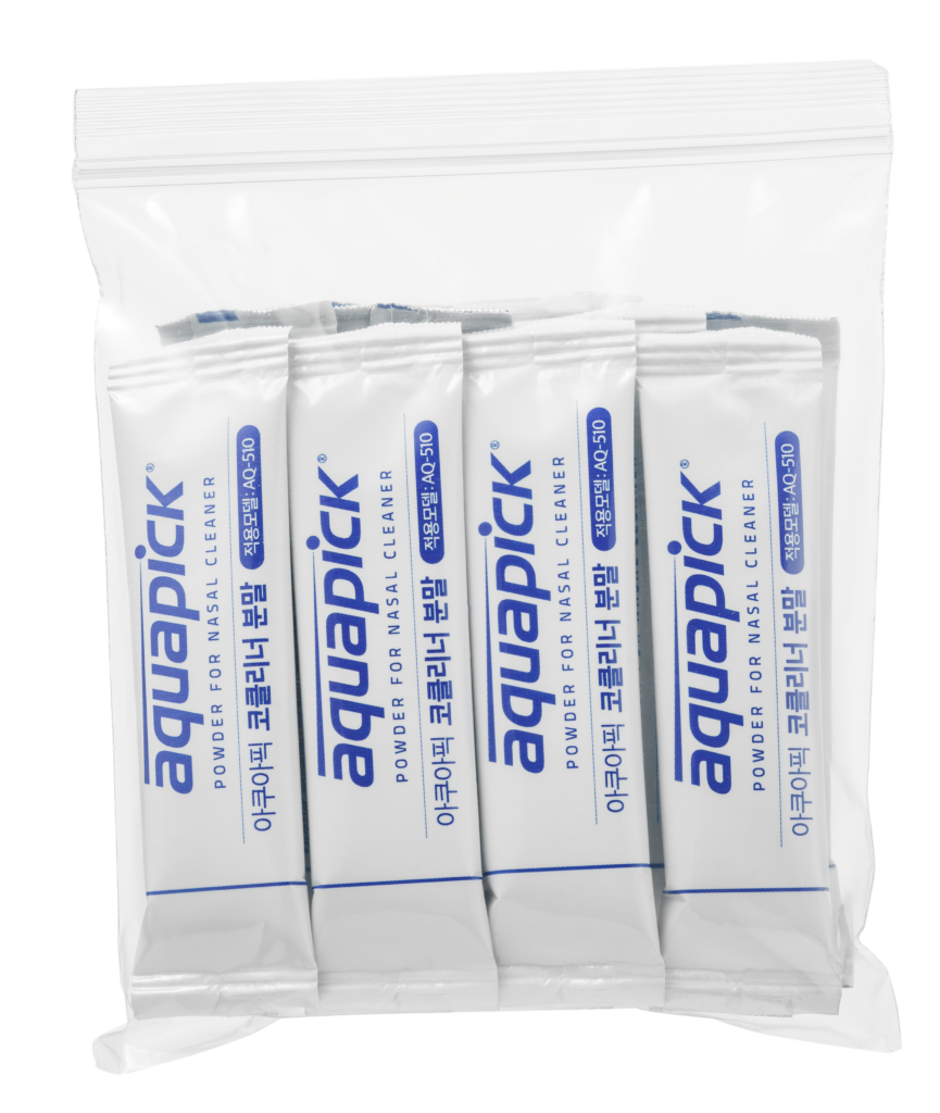 Saline Solution Sachets AQ-510P, 50 pcs - Aquapick